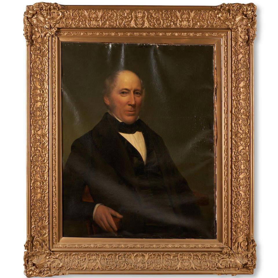 Edward Ludlow Mooney (american, 1813-1887) Portrait Of James Riker ...