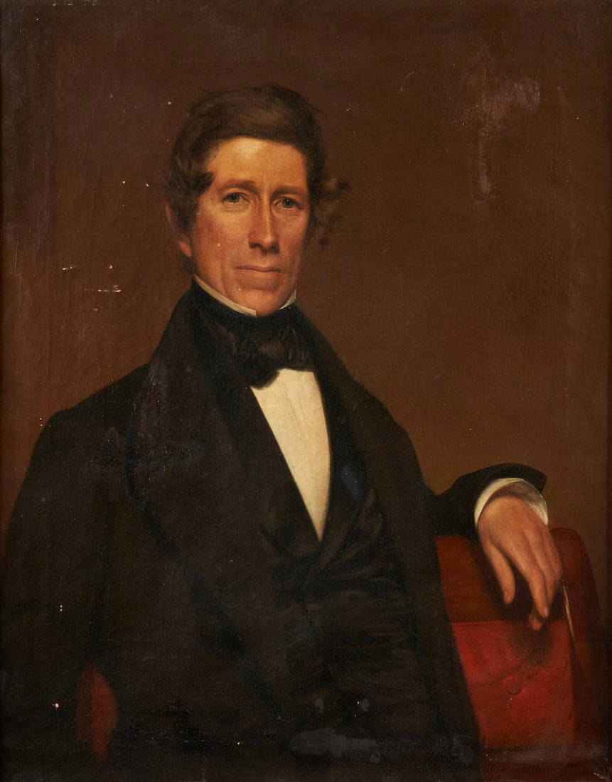 Edward Ludlow Mooney (american, 1813-1887) Portrait Of George Rapelye ...