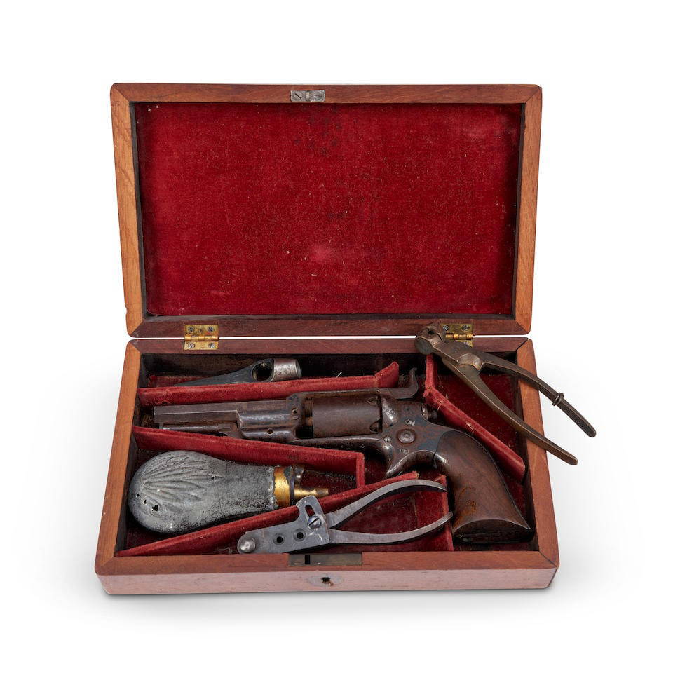 Cased Colt Model 1855 Side Hammer (root) Revolver, Auction