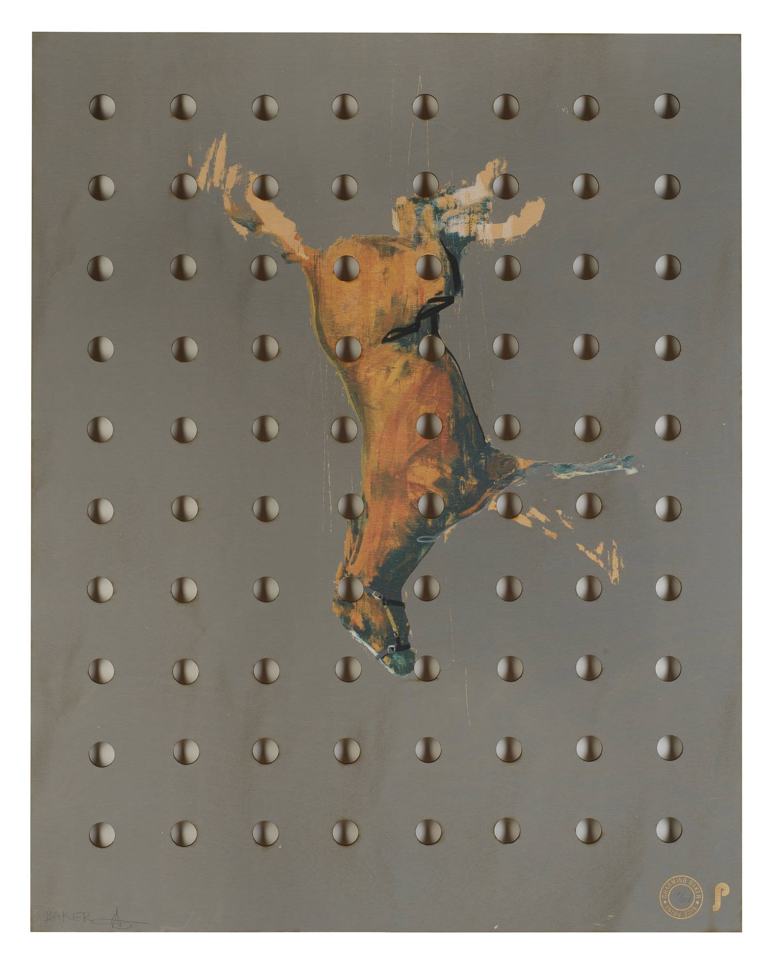 Charming Baker (british, Born 1964) Live Everyday Like Your Hair Is On ...