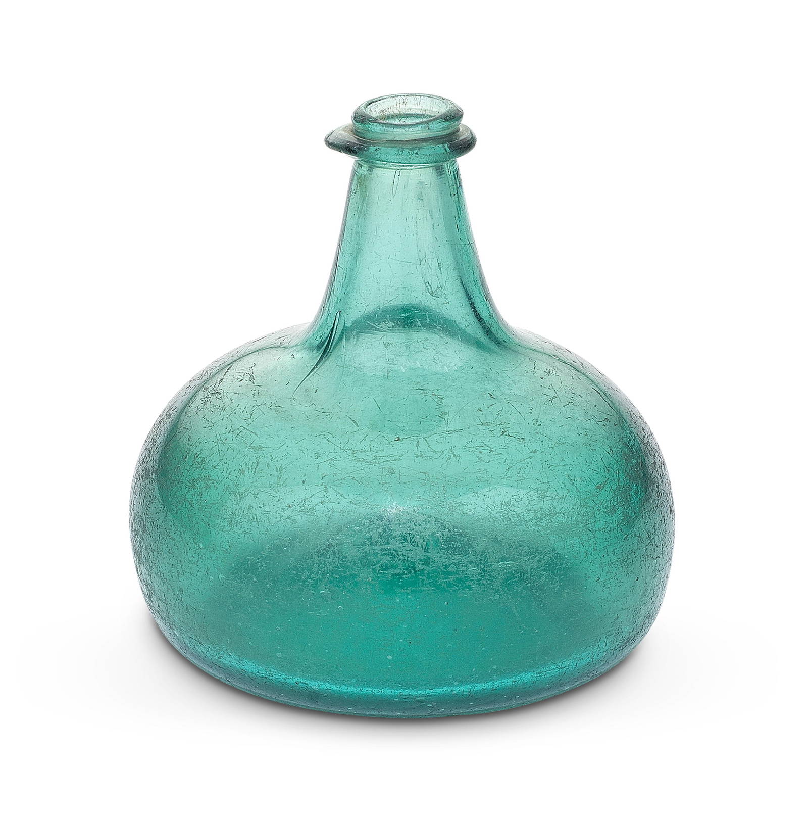An Exceptionally Rare Quarter Size 'onion' Wine Bottle Or Apothecary ...