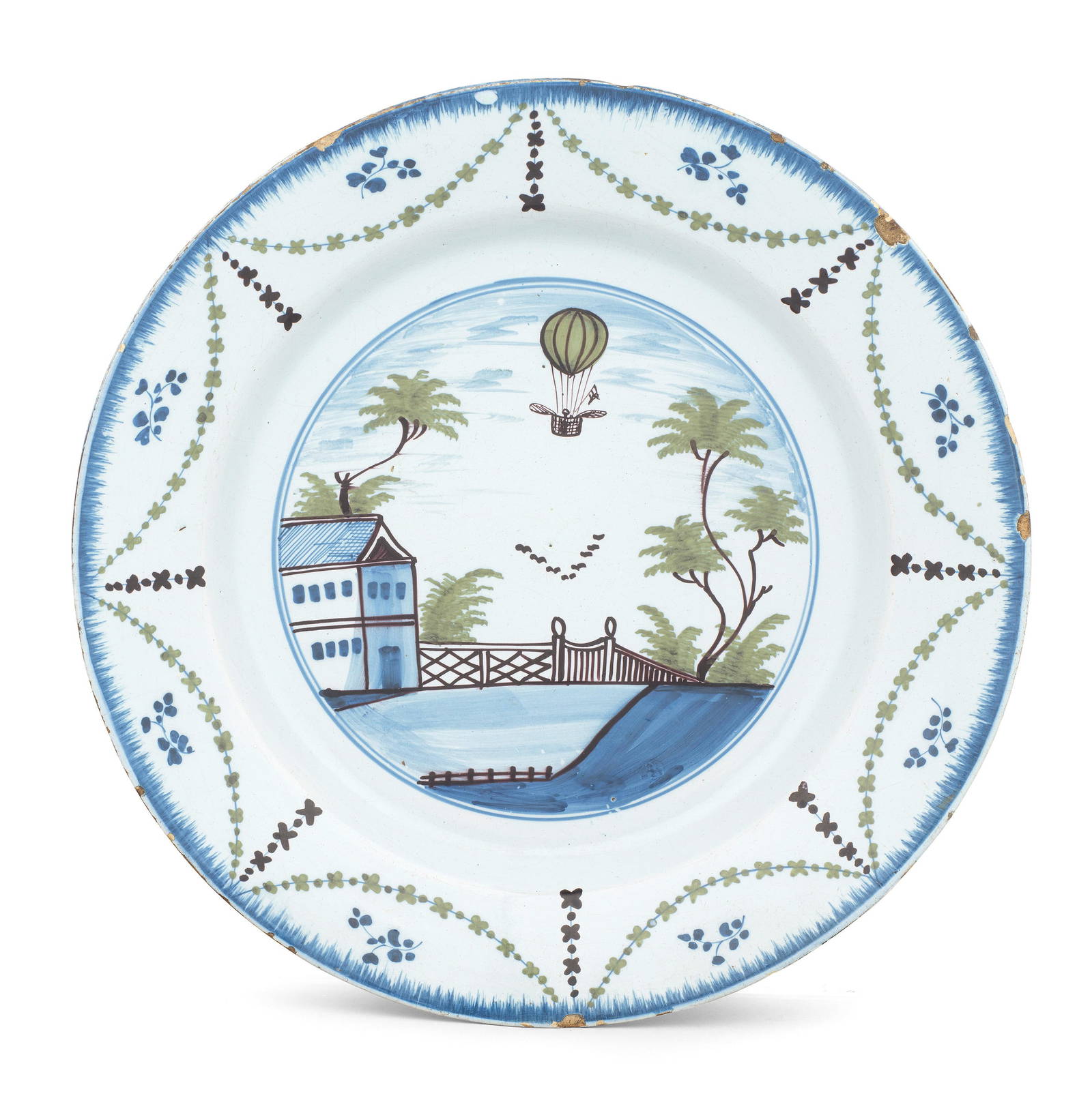 A Rare Lambeth (thomas Morgan And Abigail Griffith) Delftware ...