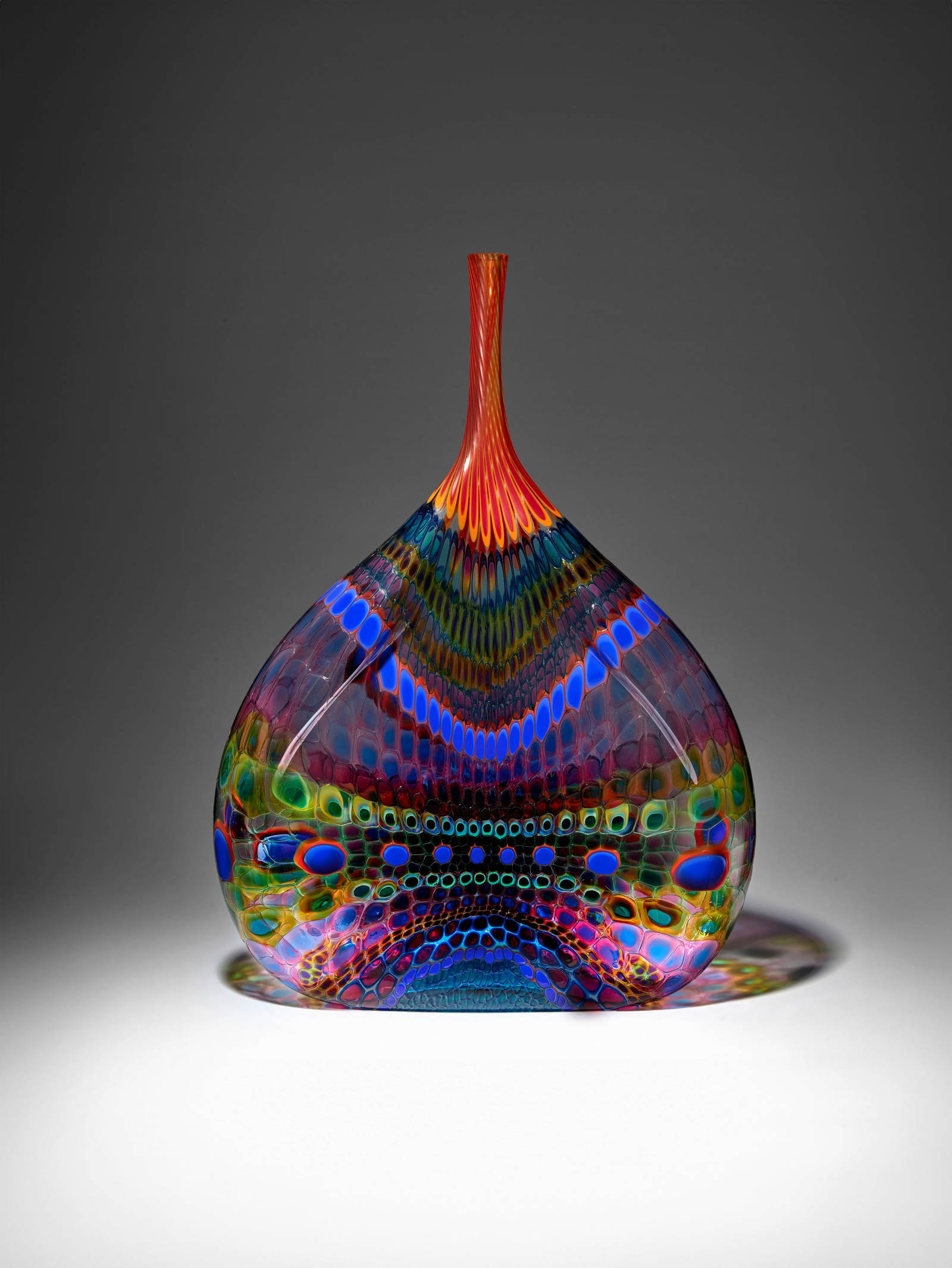 Stephen Rolfe Powell (1951-2019) 'erudite Gasp Jones'1994murrine Glass ...