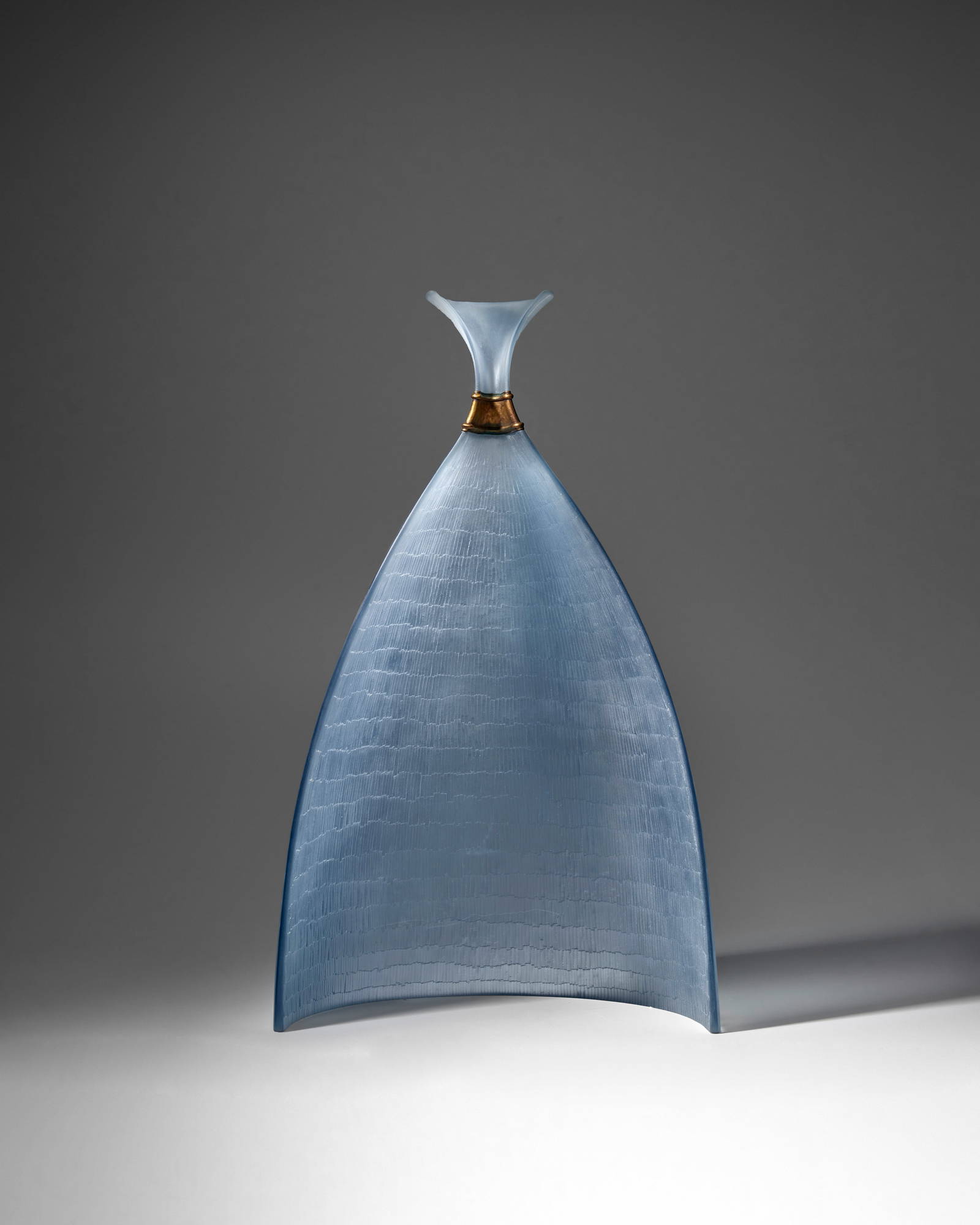 Daniel Clayman (born 1957) 'flask'2007cast Glass With Acid Frosted ...