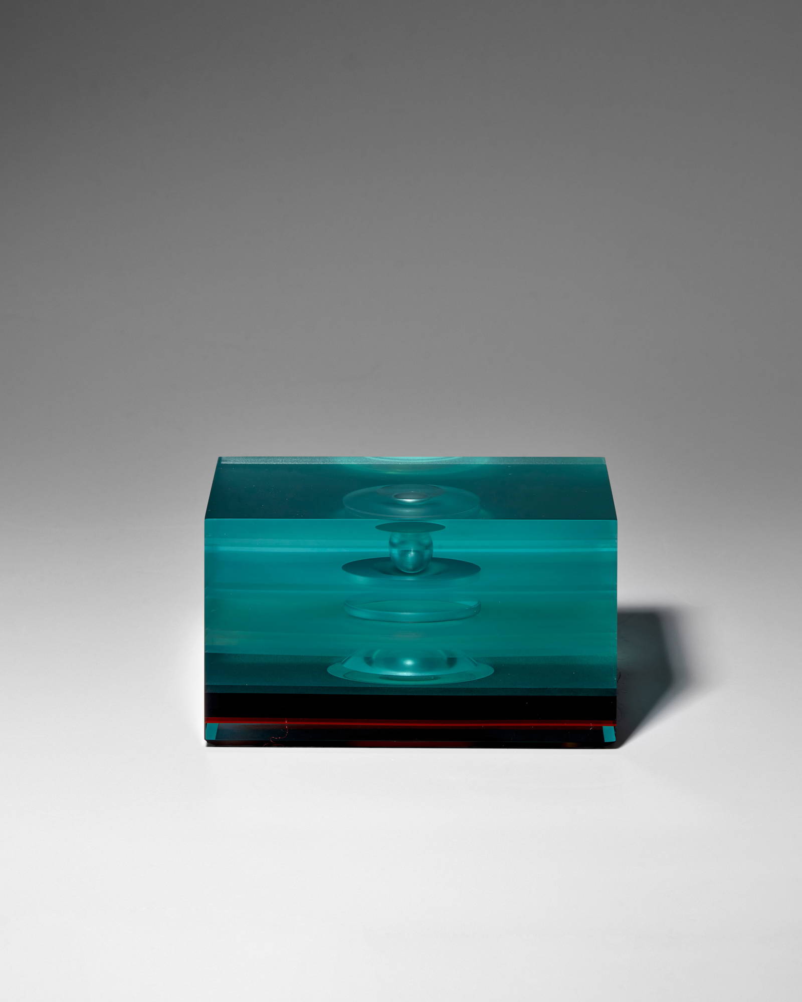Tom Patti (born 1943) 'red Lumina With Solarized Green'1990-91glass ...