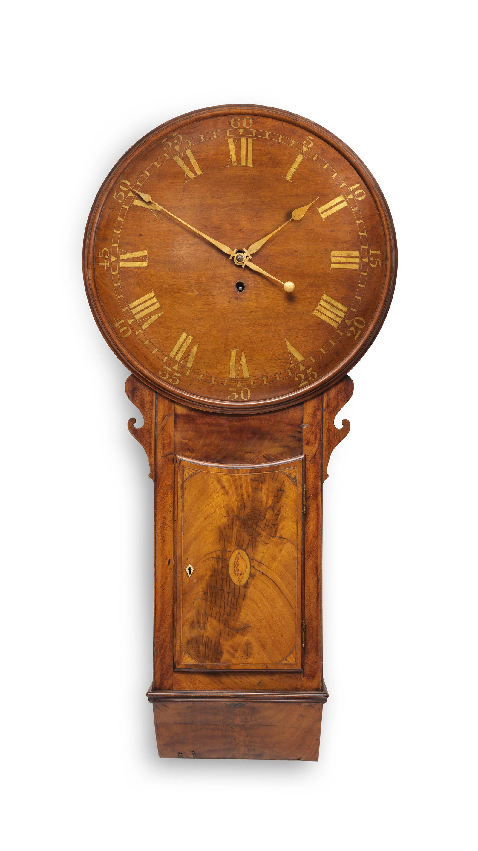 A Late 18th/early 19th Century Inlaid Mahogany Wall Clock The ...