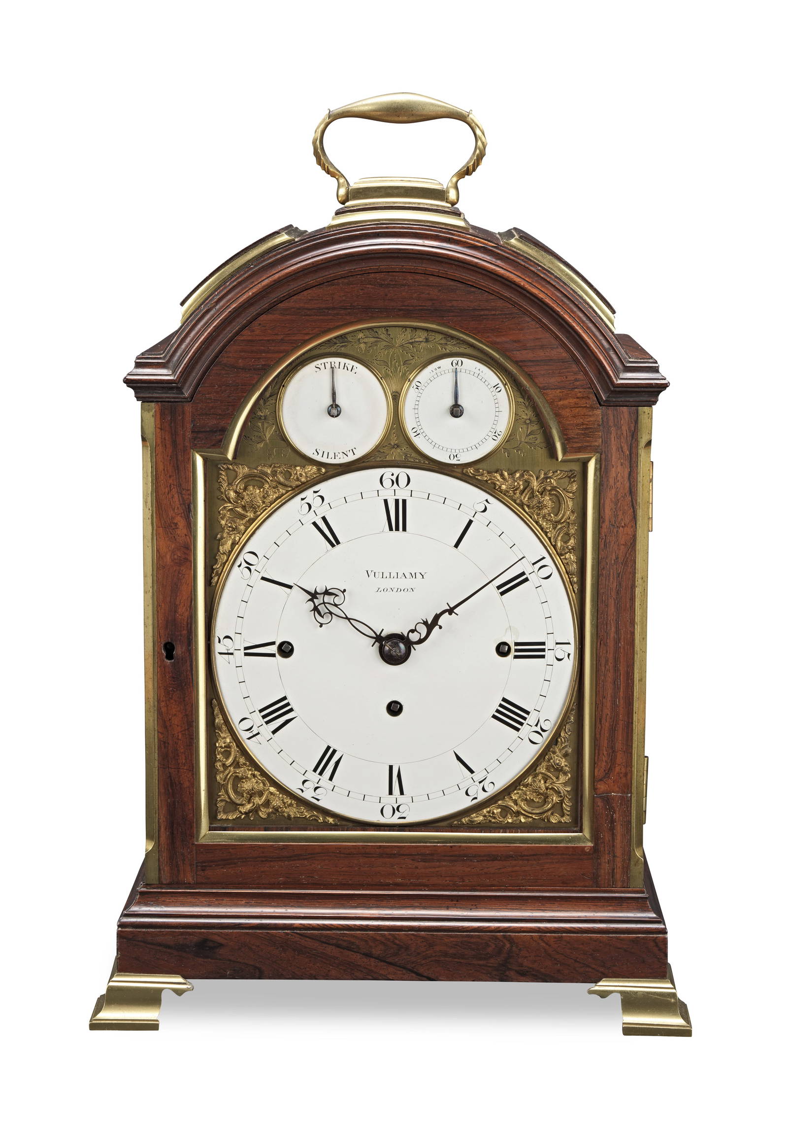 A Fine Early 19th Century Brass-bound Rosewood Triple Pad Top Table ...