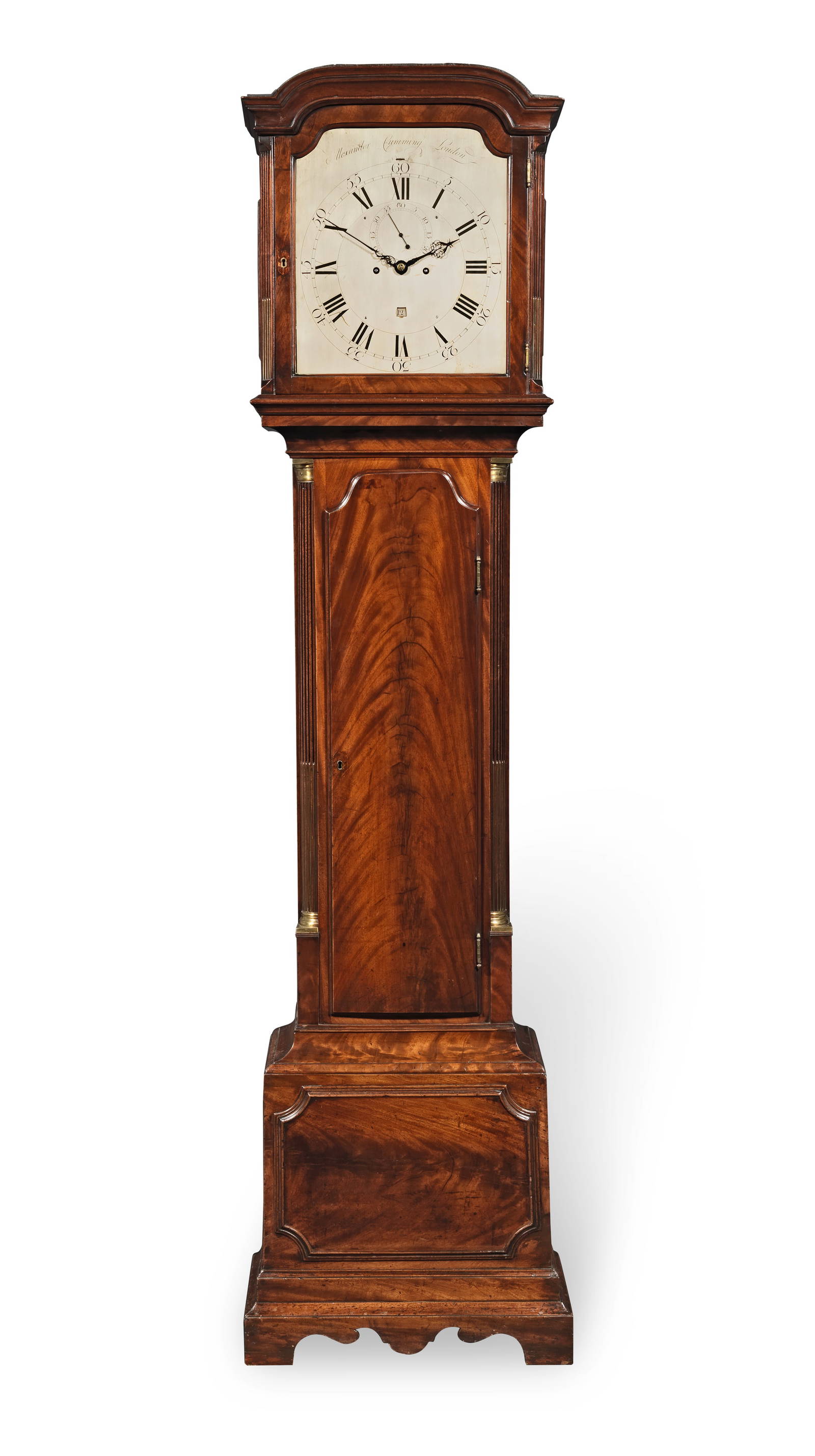 A Late 18th Century Mahogany Longcase Clock With Deadbeat Escapement ...