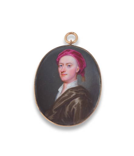 Christian Friedrich Zincke (german, Circa 1683 1767) A Young Gentleman ...