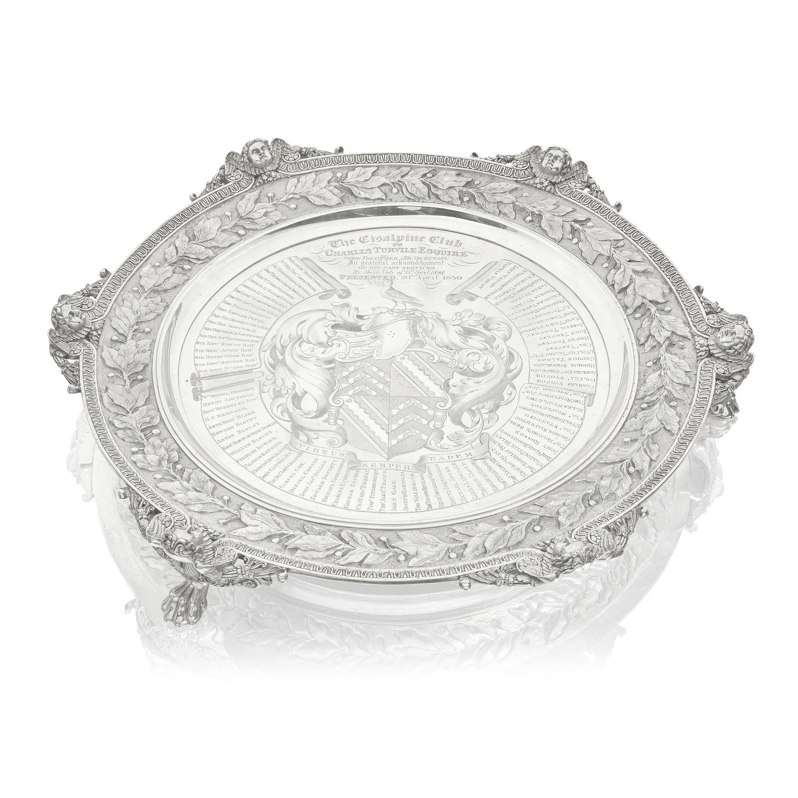 A Good And Historical Important George Iv 'cisalpine Club' Large Silver ...