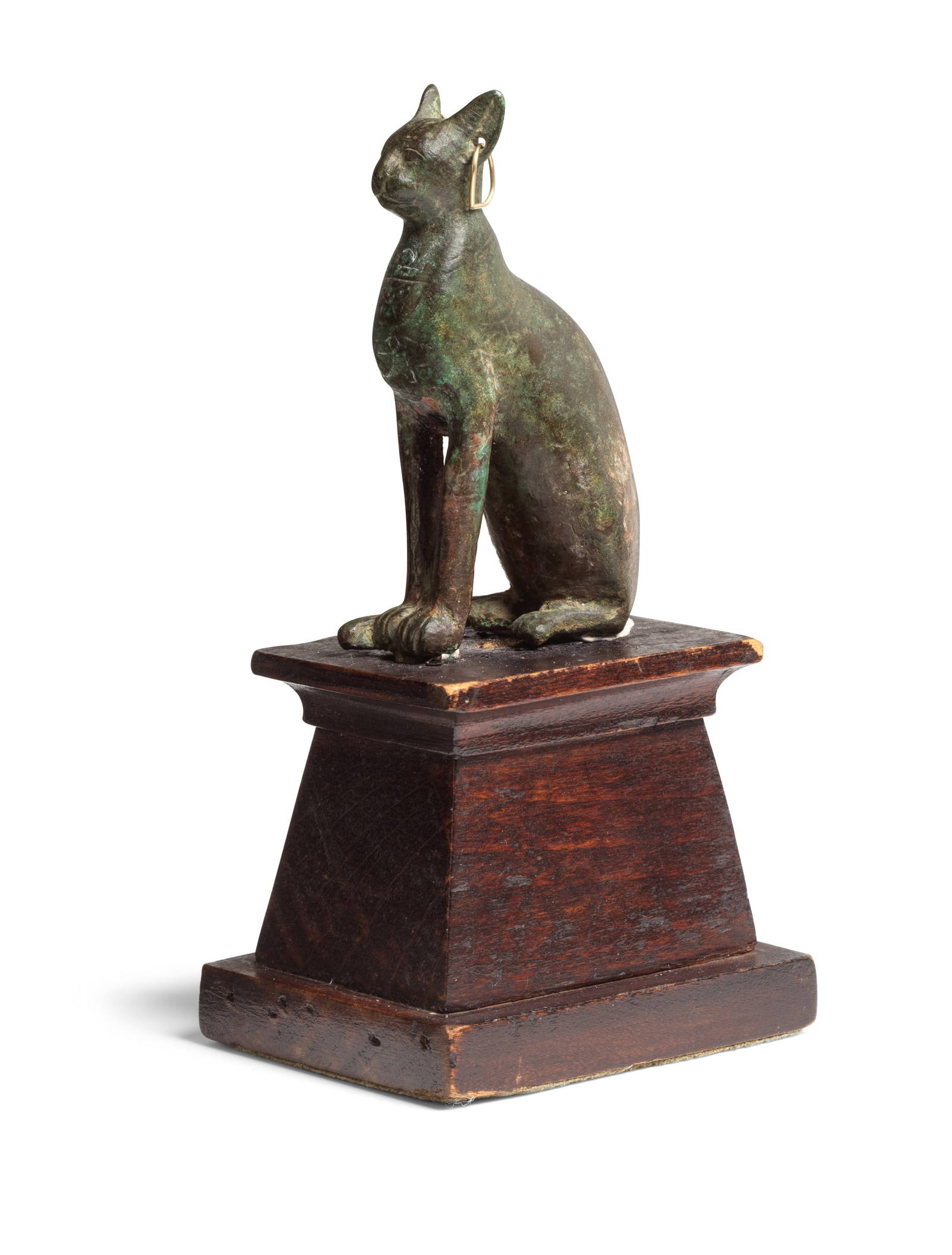 An Egyptian Bronze Cat Auction