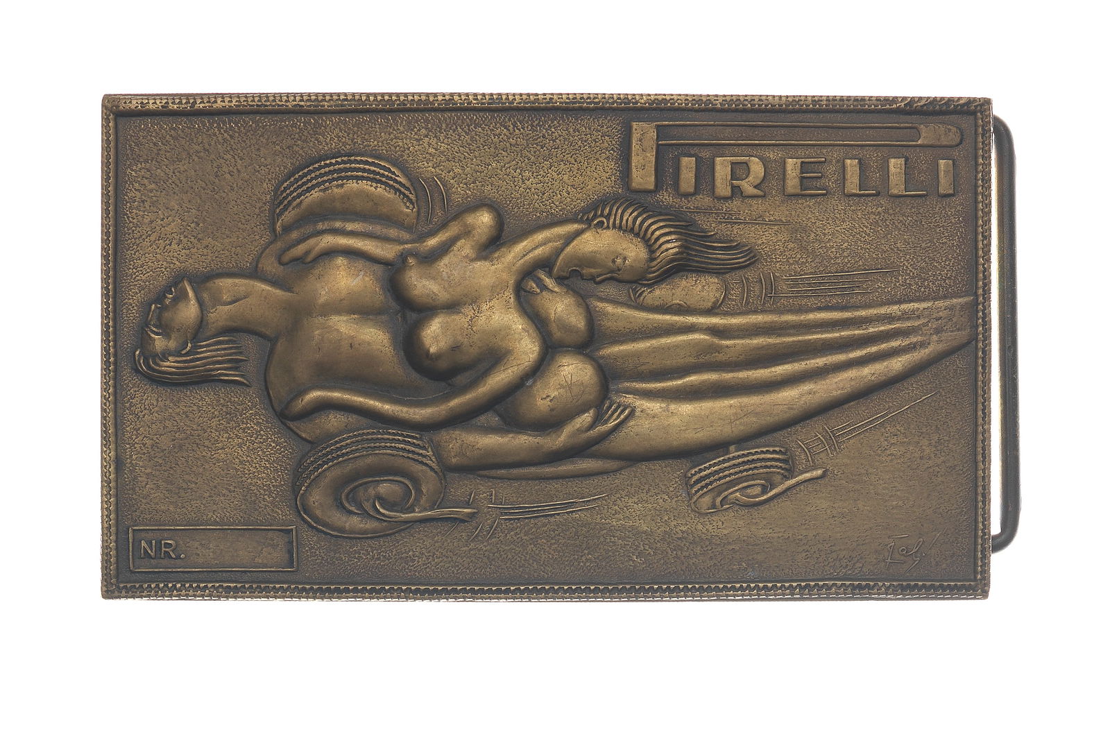 A Rare Pirelli Belt Buckle Designed By Salvador Dali (1904 1989 ...
