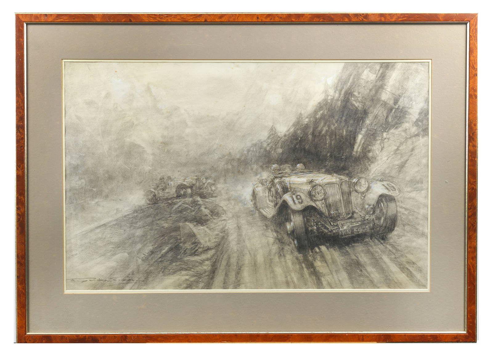 Frederick Gordon Crosby (british, 1885-1943), 'ss1 Tourer At The 1933 ...