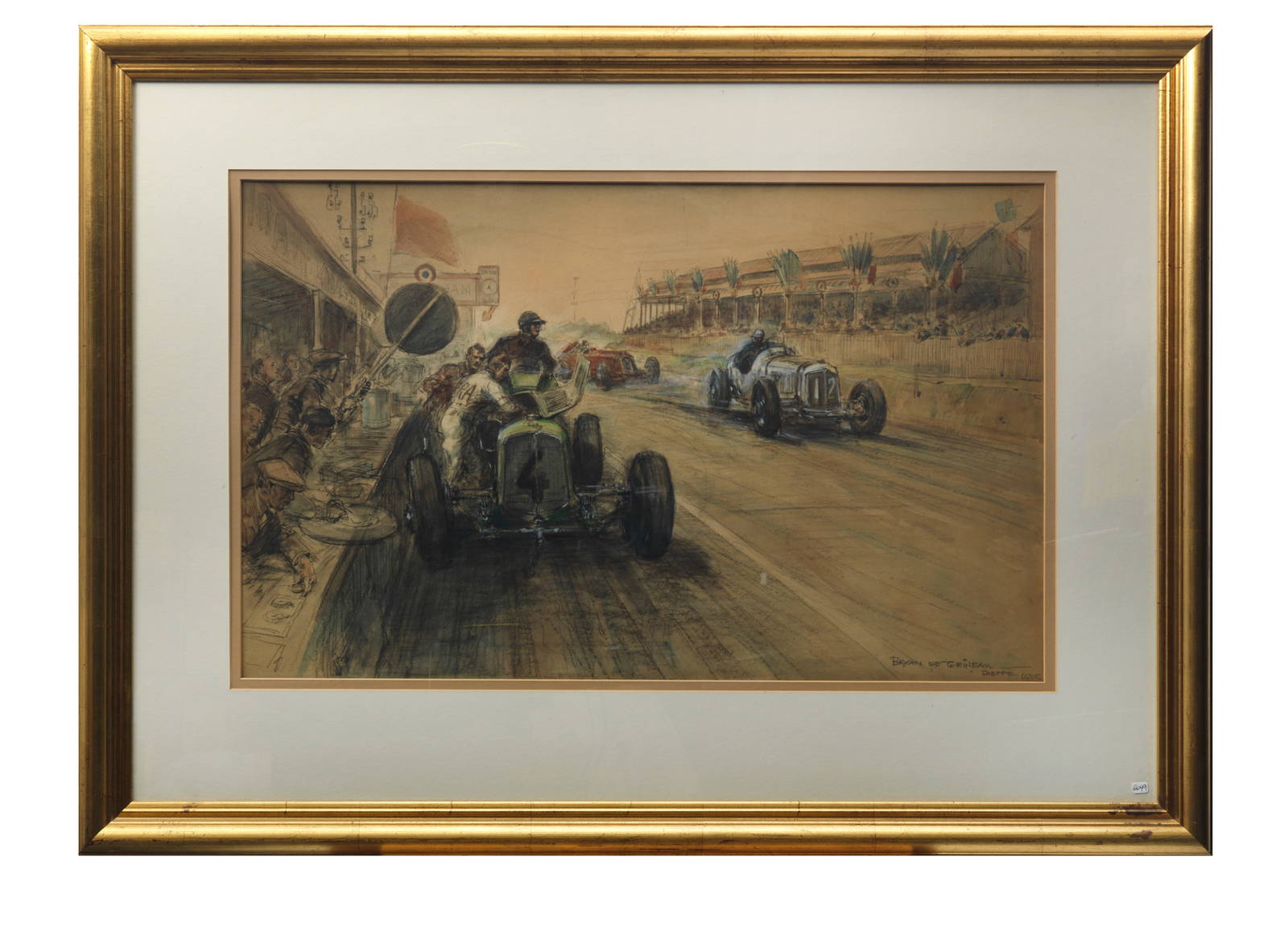 Bryan De Grineau (john Bryan, British 1883-1957), 'dieppe 1935', Auction