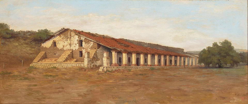 Albert Sumner Marshall (1891-1970) Mission La Purisima 12 X 28 In ...