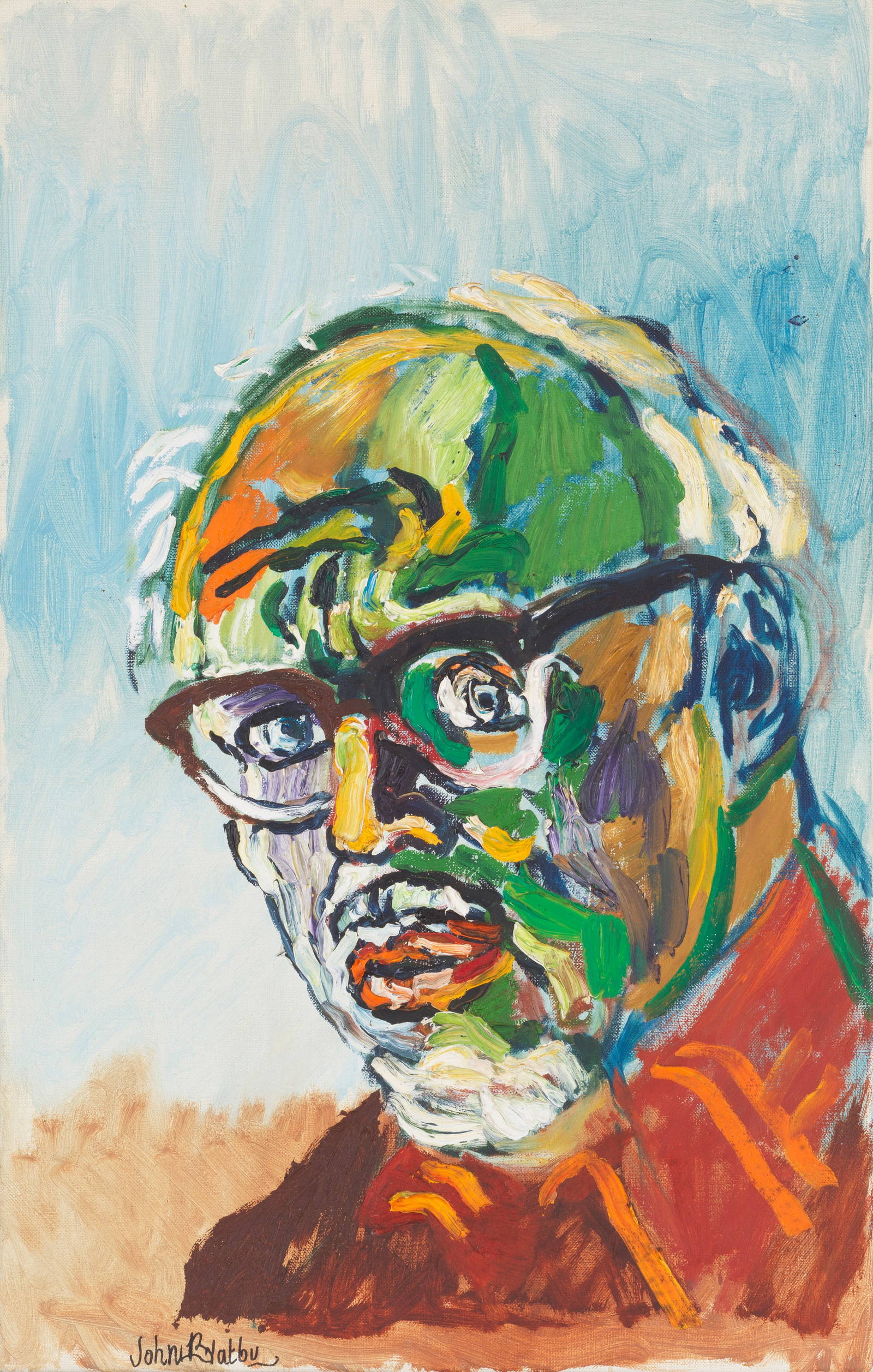 John Bratby R.a. (british, 1928-1992) Self-portrait Auction
