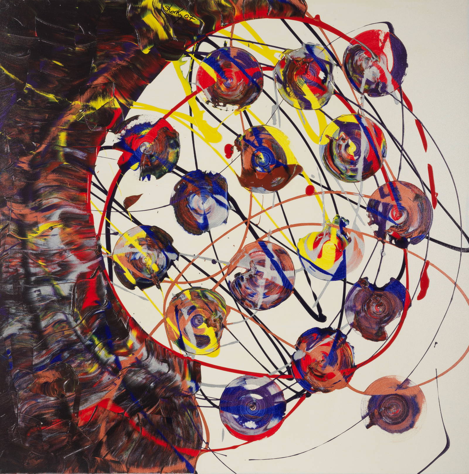 Kevin Sharkey (irish, Born 1961) Untitled Abstract (unframed) Auction