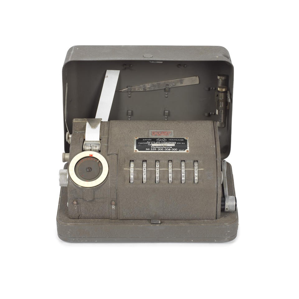 A French Version Of The Hagelin Cx-52 Cipher Machine, Auction