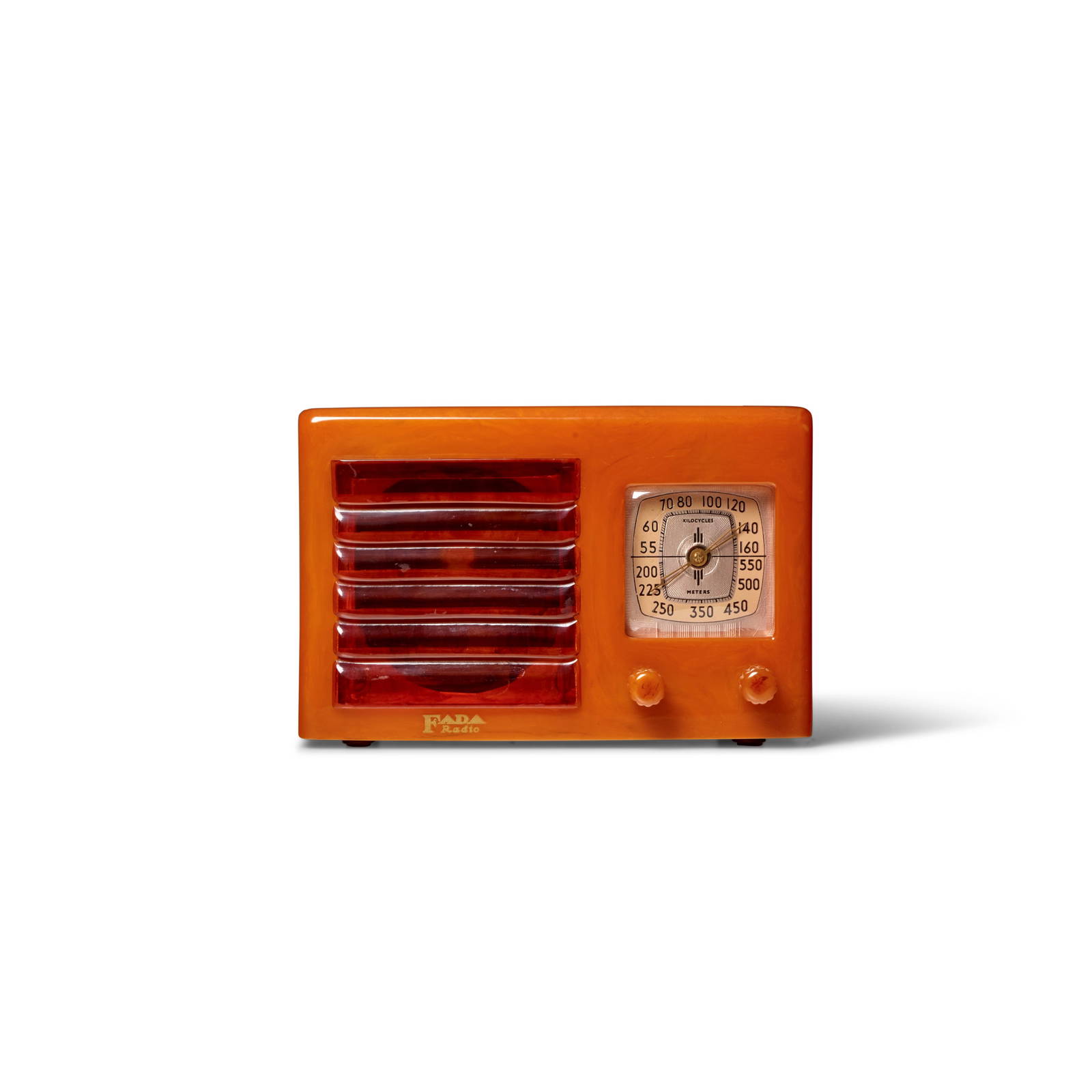 Fada 5f60 Radio1936/1937yellow Catalin Case With Matching Knobs And ...