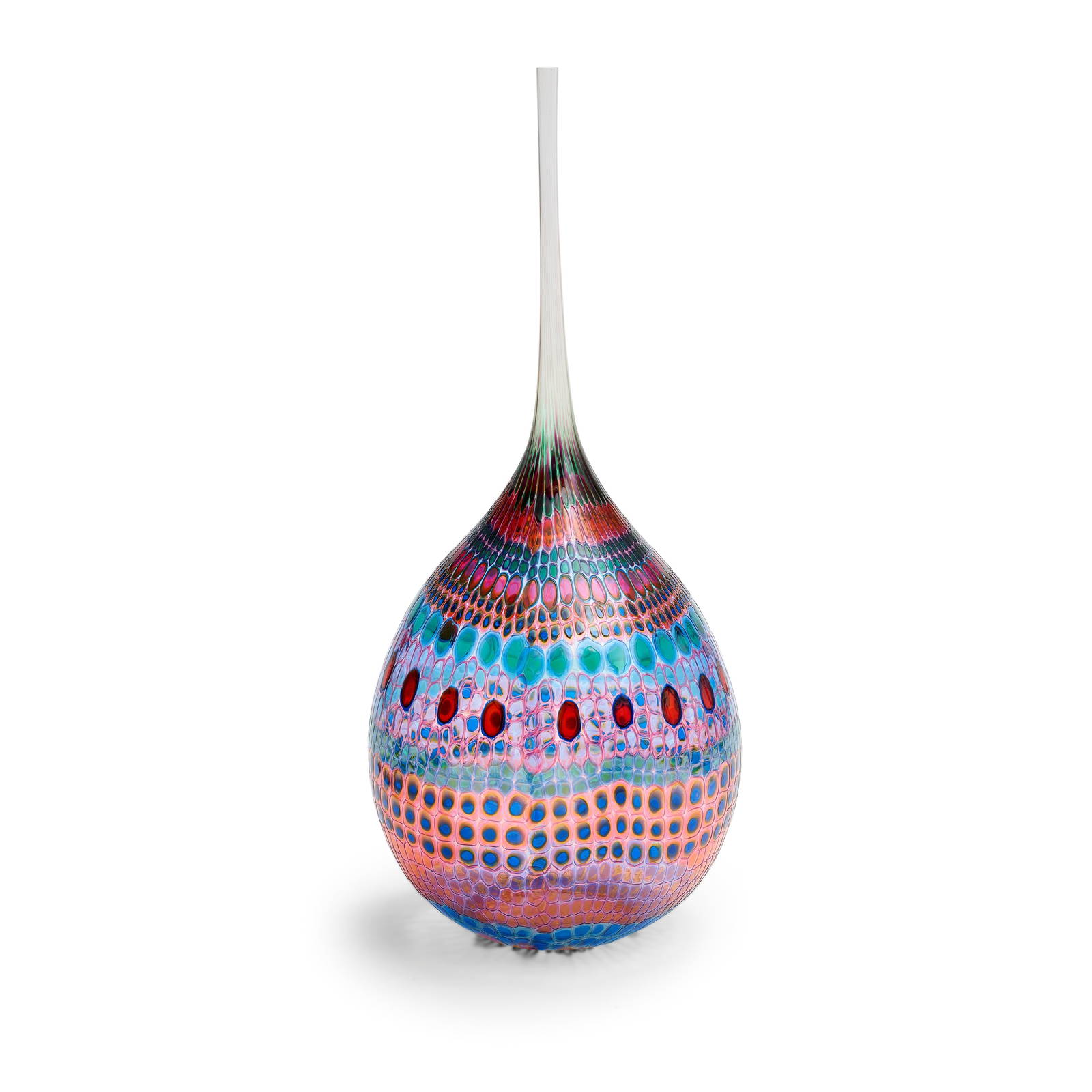 Stephen Rolfe Powell (born 1951) Cherry Splash Jones1993murrine Glass ...