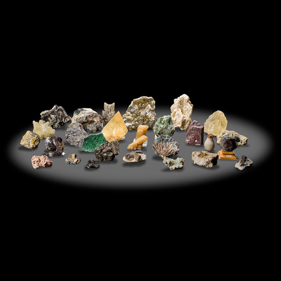 Twenty-seven Russian, Siberian And Ukrainian Minerals Auction