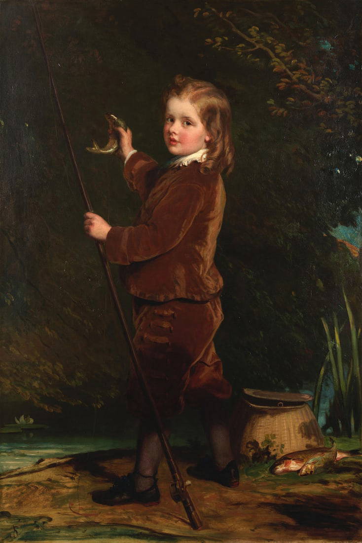 James Sant (british, 1820-1916) A Portrait Of Claude Ponsonby, Full ...