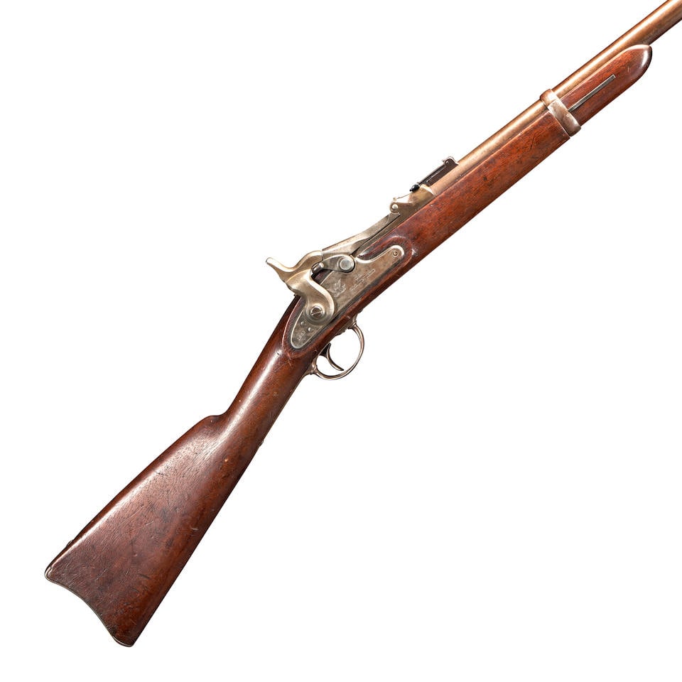 A Rare Springfield U.s. Model 1870 Trapdoor Carbine, Auction