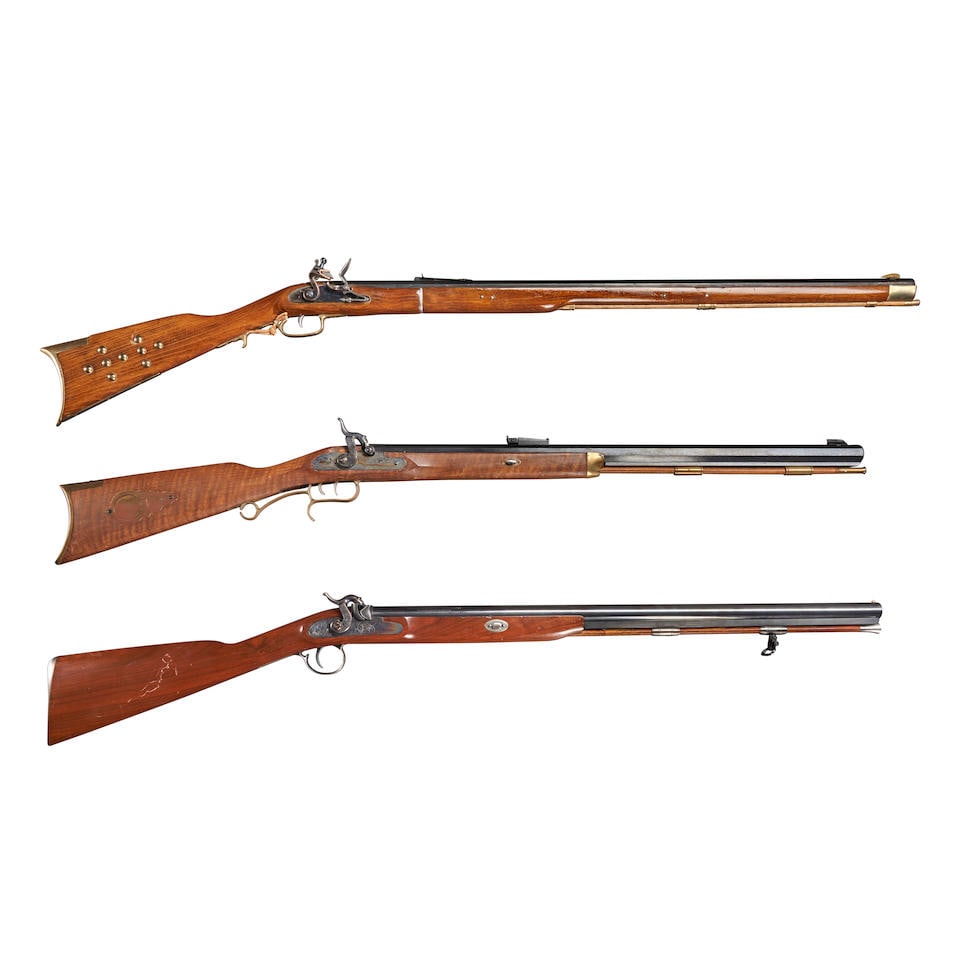 Three Black Powder Rifles/shotguns. Auction