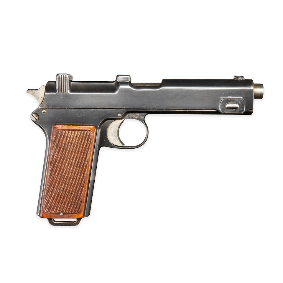 A Steyr Model 1912 Semi Automatic Pistol, Curio Or Relic Firearm Auction