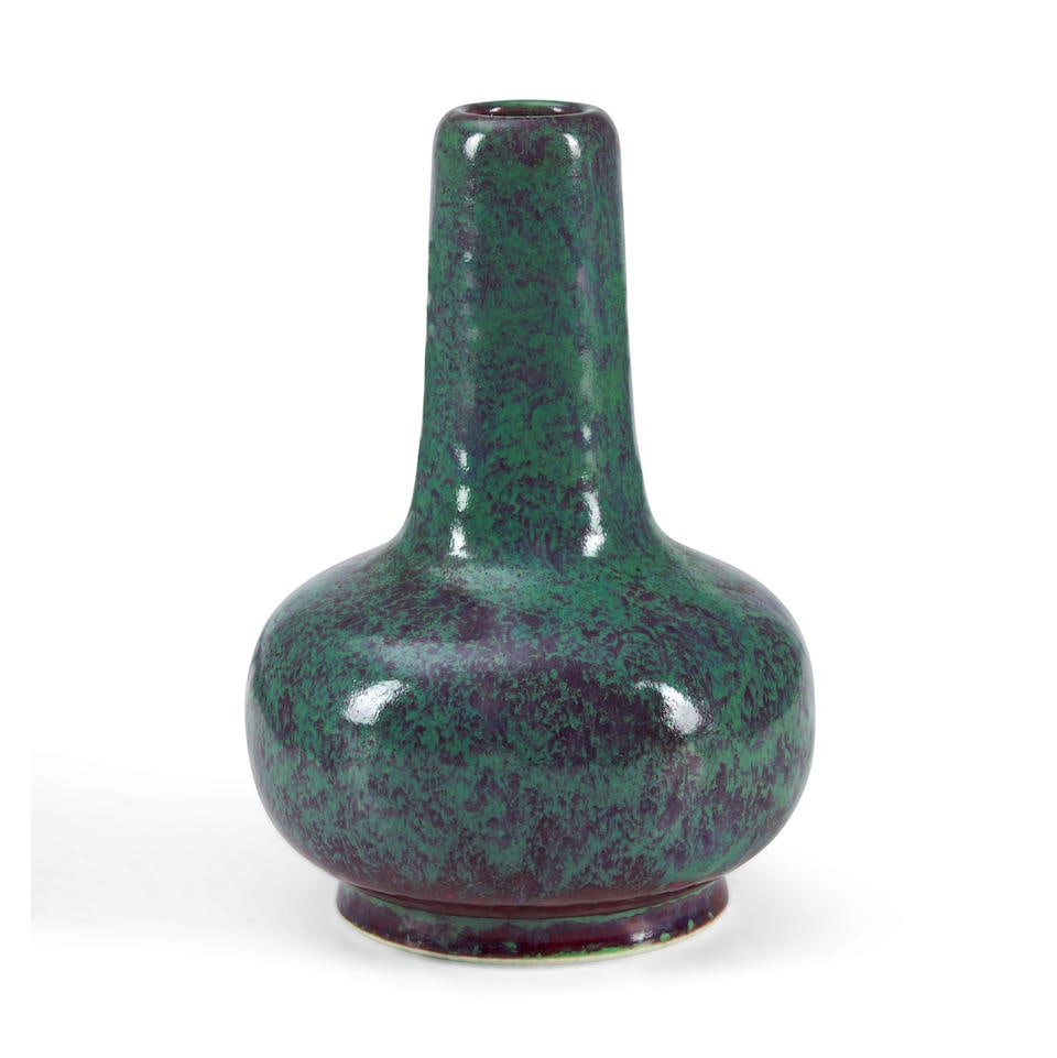 Ruskin Pottery Vase England, C. 1905, Glazed Ceramic, Partial Impressed ...