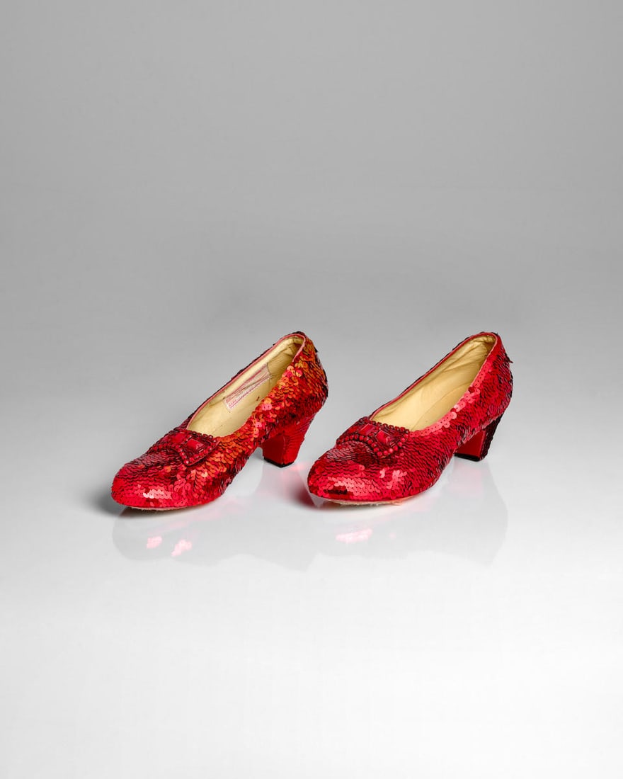 Wizard Of Oz: A Pair Of Western Costume Company Replica Ruby Slippers, Western Costume Company ...