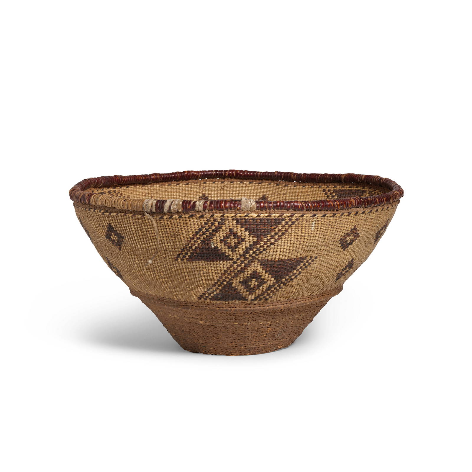 An Achumawi Or Western Atsugewi Basketry Hopper Auction