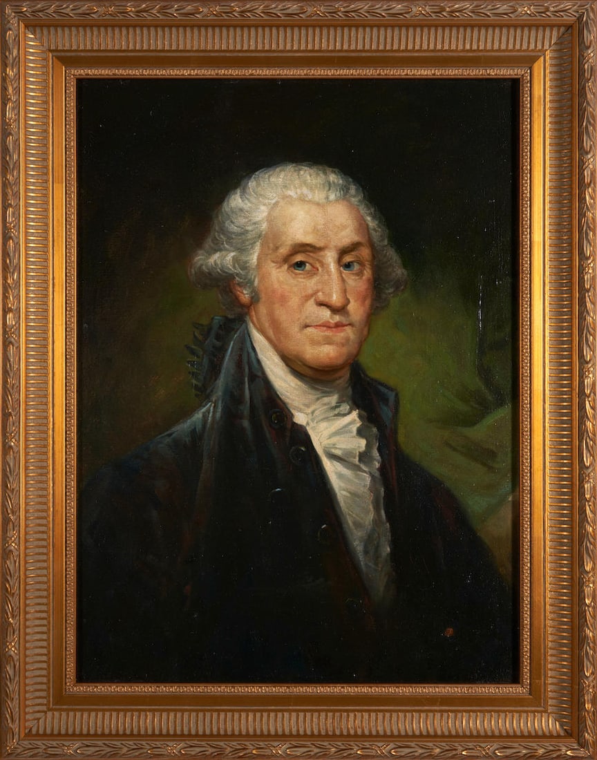 After Gilbert Stuart (american, 1755-1828) Vaughan-type Portrait Of ...