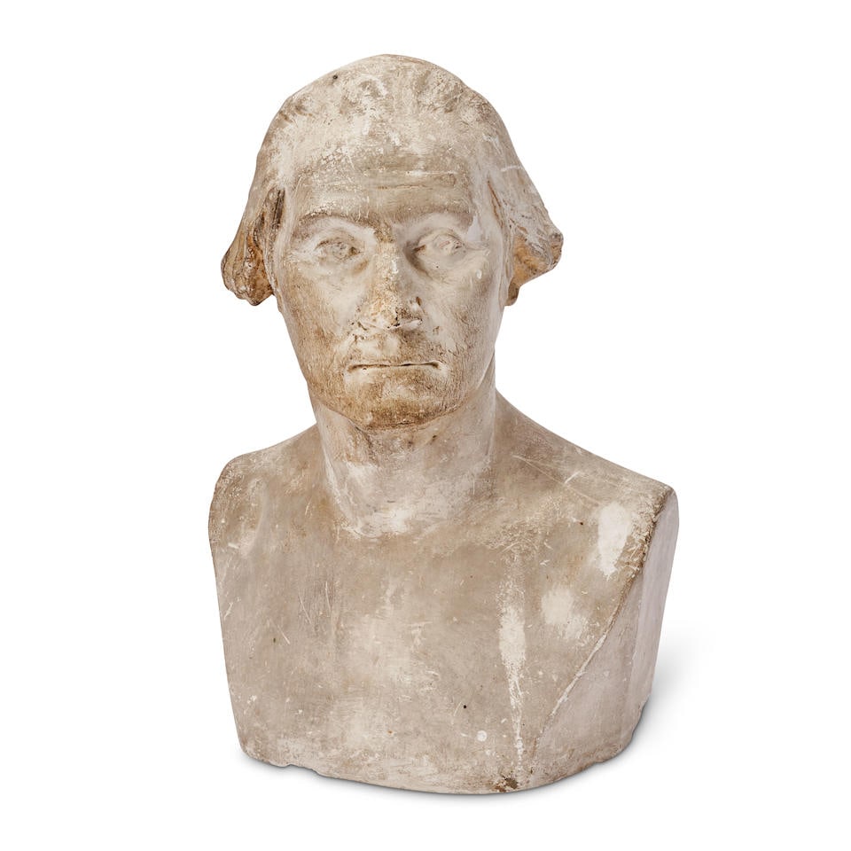Plaster Bust Of George Washington 19th/20th Century Auction