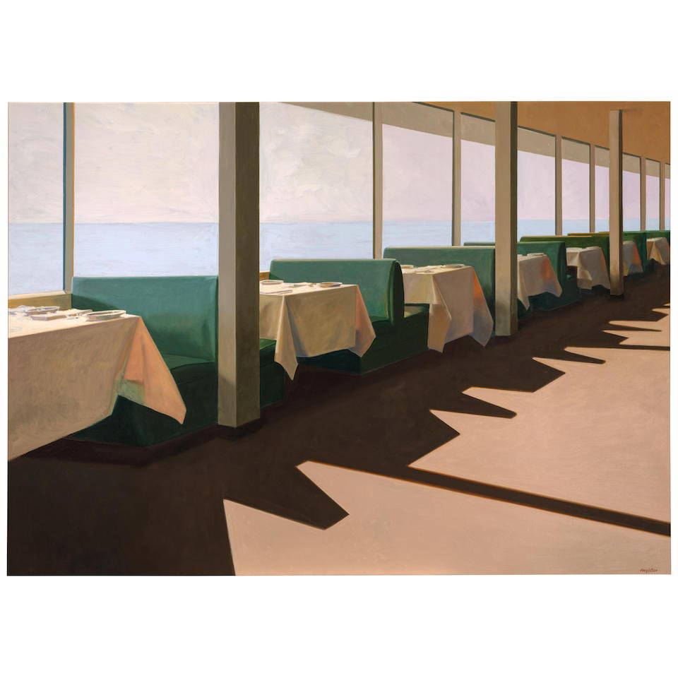 John Register (1936-1996) Restaurant By The Sea, 1985 Auction