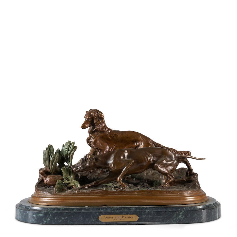 After Pierre Jules (pj) Mène, French (1810 - 1879) Cold Painted Bronze ...