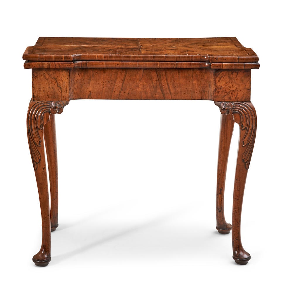 George I Walnut Concertina Action Games Table, England, - Jun 29, 2025 ...