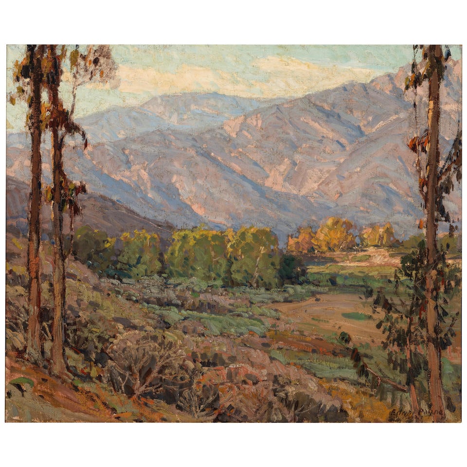 Edgar Payne (1883-1947) Santa Paula Canyon 20 X 24 1/4 In. (painted In ...