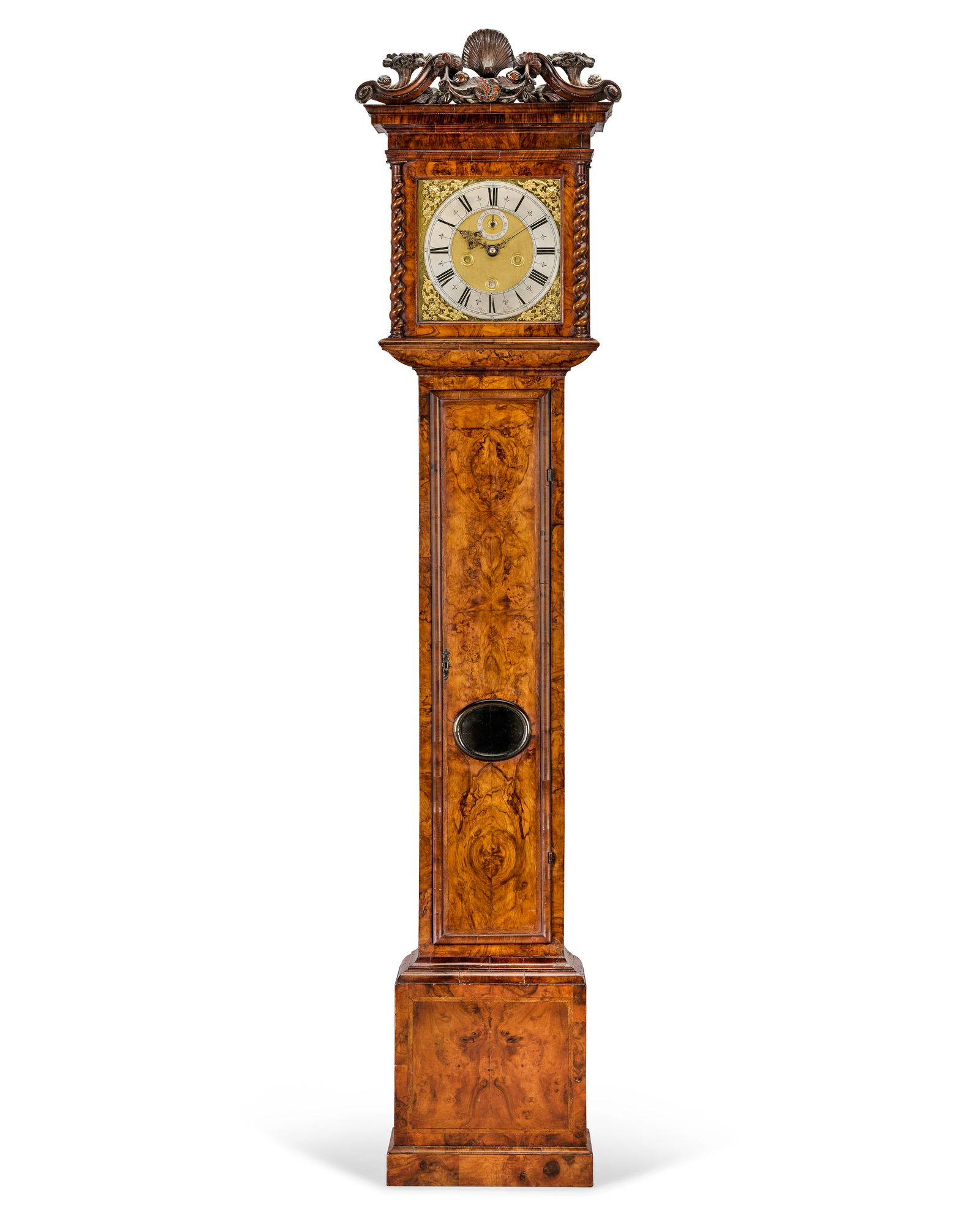A Late 17th Century Month Duration Longcase Clock In A Walnut Case ...