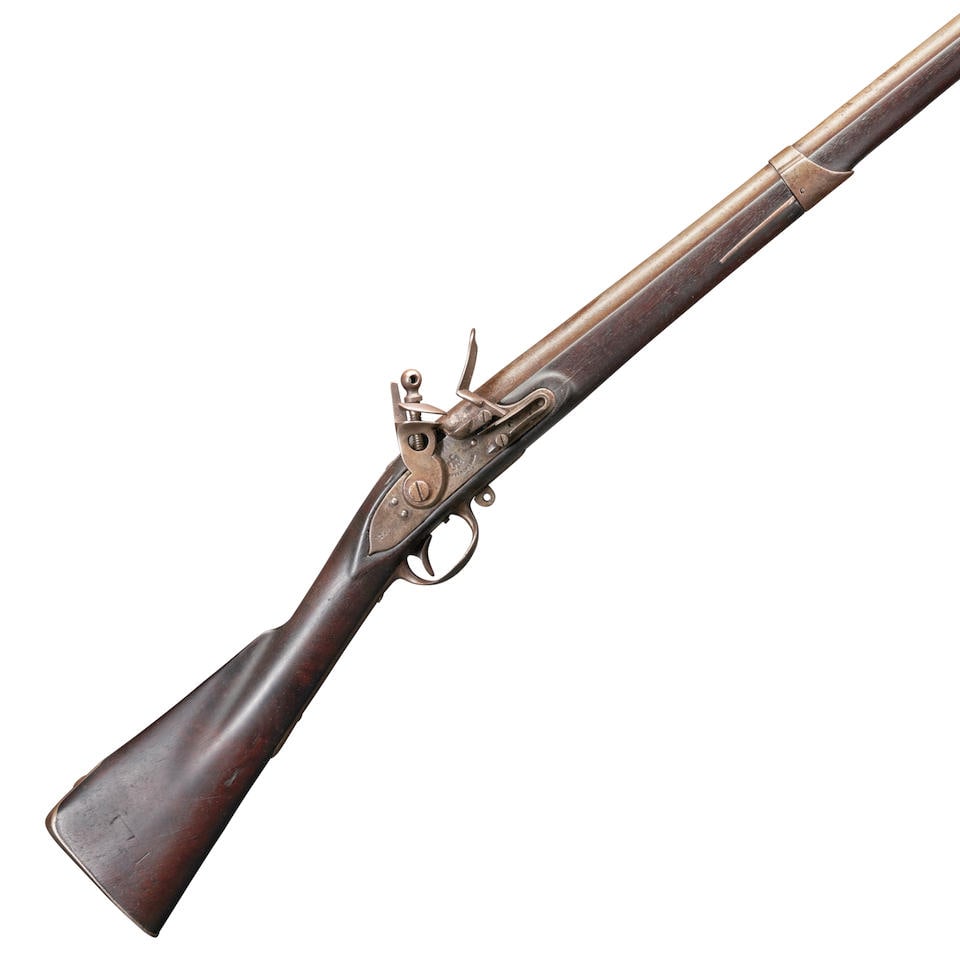 A Springfield U.s. Model 1795 Type Iii Flintlock Musket, Auction