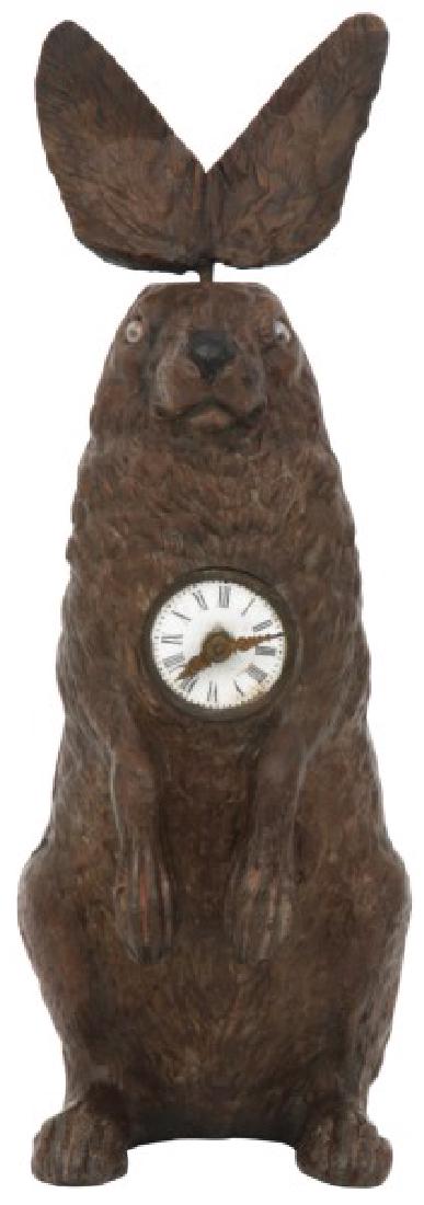 Mayer Animated Ears Rabbit Clock