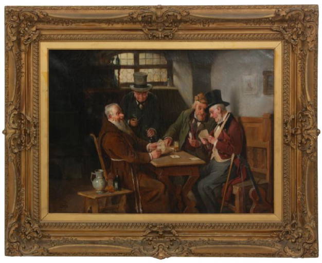 Johannes Stolle O/c Playing Cards