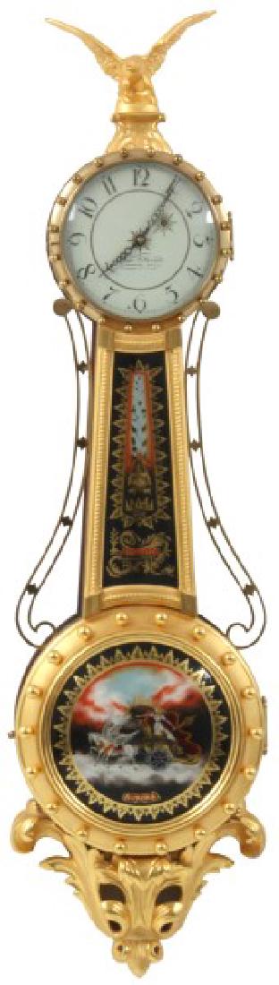 Elmer O. Stennes Girandole Banjo Clock