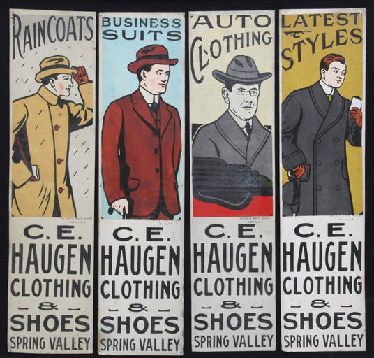 4 Ithaca Sign Works Clothier Signs