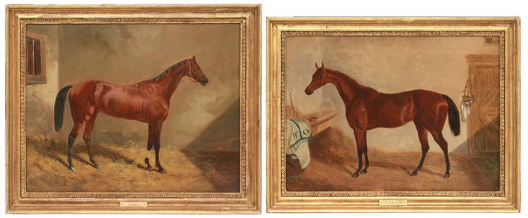John F. Herring Sr. (d.1865) Equestrian Painting