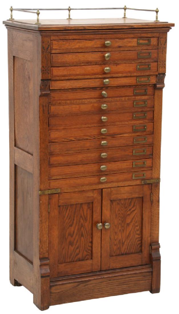 Oak 12 Drawer File Cabinet - Jan 19, 2019 | Fontaine's Auction Gallery ...