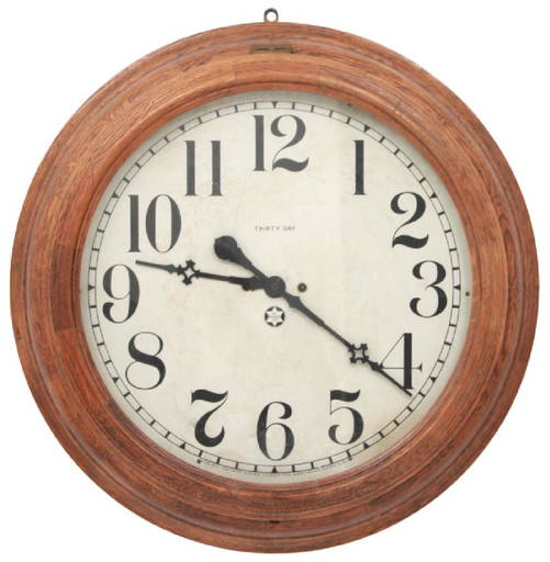 New Haven 30 Day 18" Gallery Clock