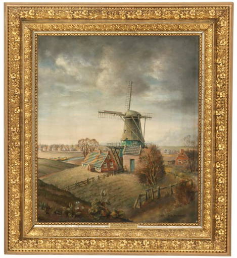 Herman Hugo Berten (1894 1959), Oil On Canvas