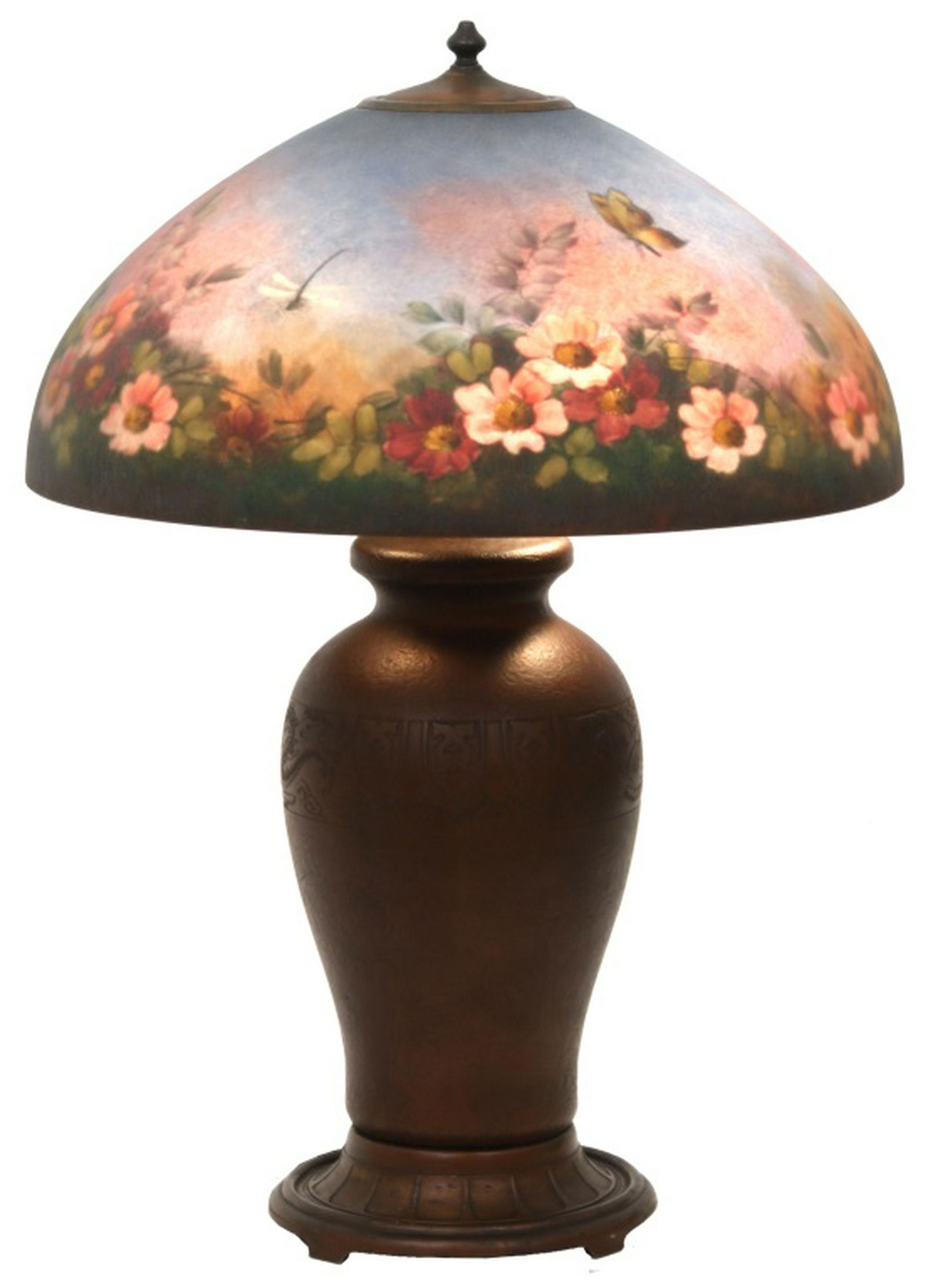 Jefferson Reverse Painted Table Lamp - Sep 14, 2019 | Fontaine's ...
