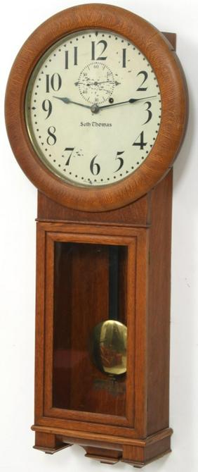 Oak Seth Thomas No. 2 Regulator Clock Price Guide